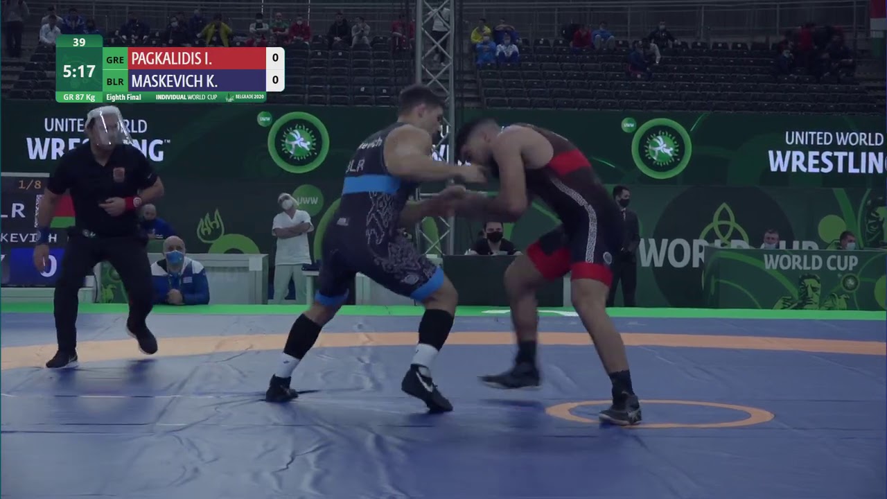 Free Fight: Ο αγώνας του Παγκαλίδη με τον Maskevich στο Παγκόσμιο ...